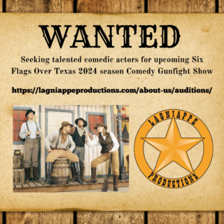Six Flags Over Texas Comedy Gunfight Show, Lagniappe Productions ...