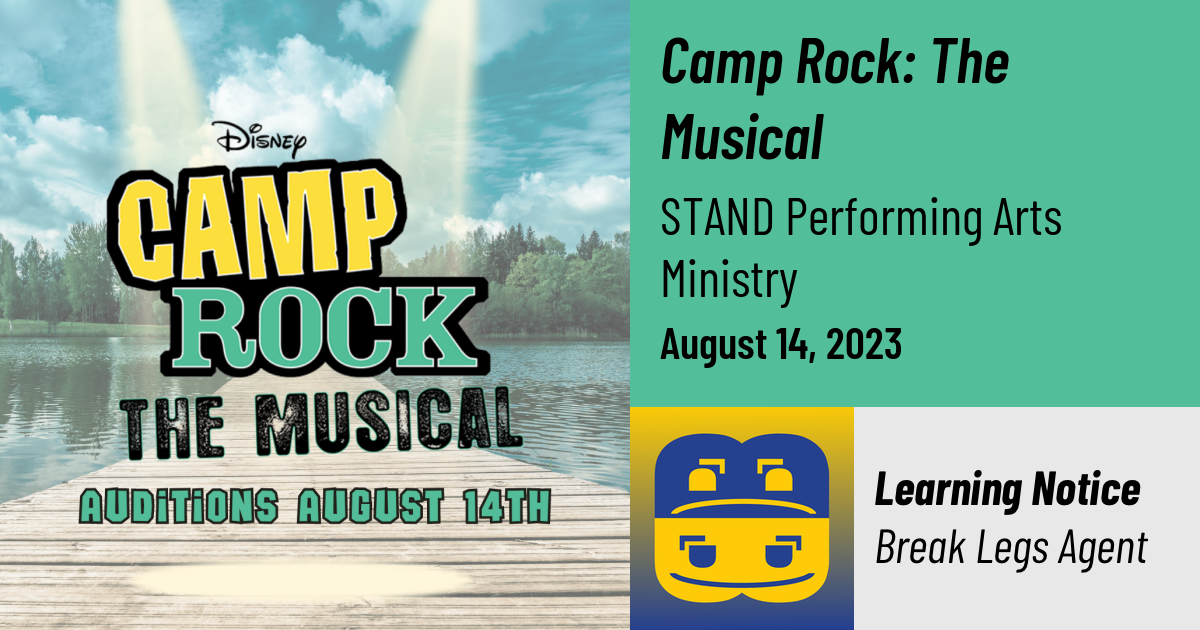 Camp Rock: The Musical, STAND Performing Arts Ministry :: Break Legs ...